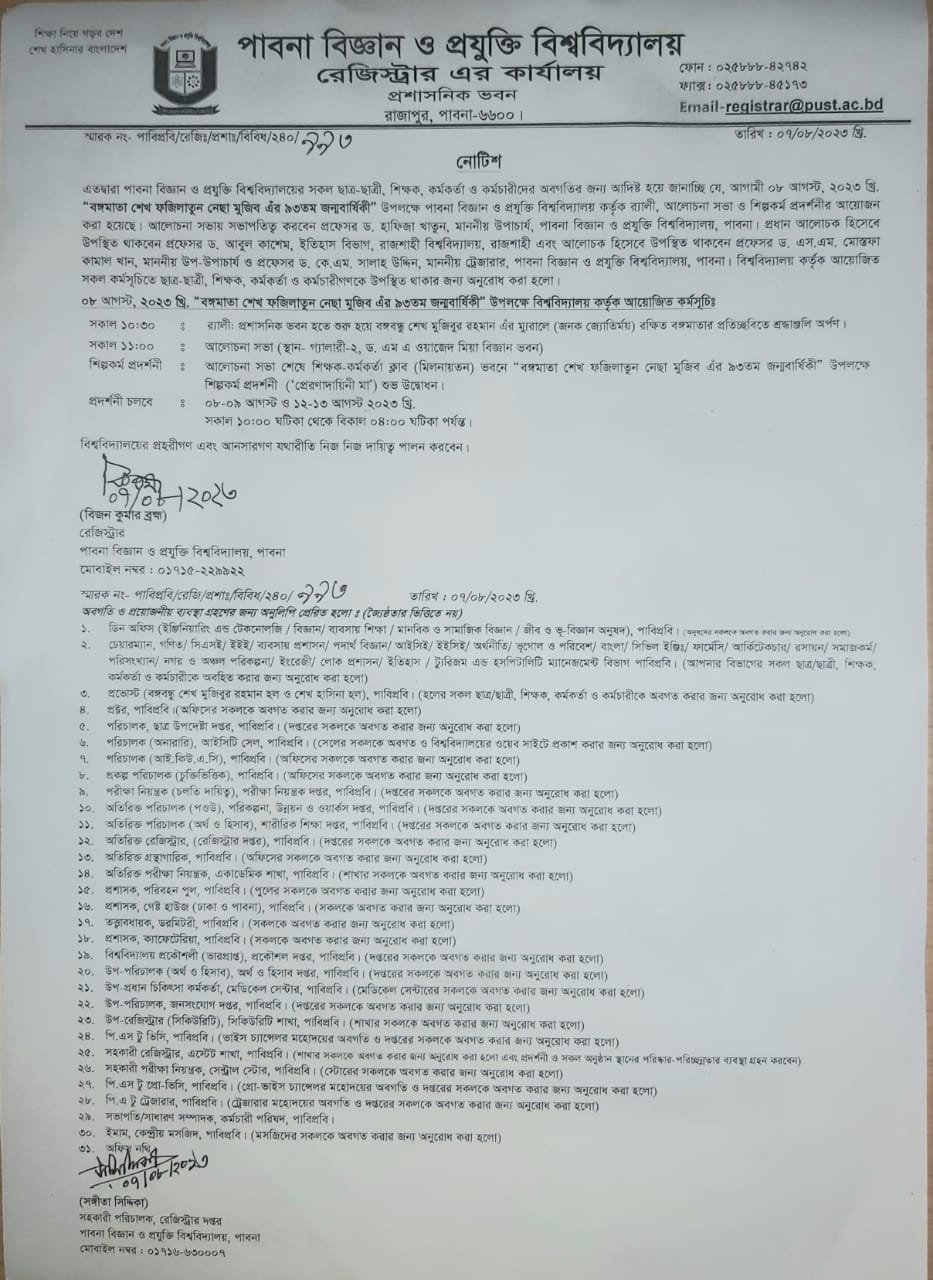 Pabna University of Science and Technology